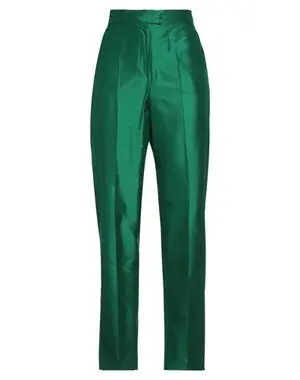 Max Mara Pants Size Silk - Green