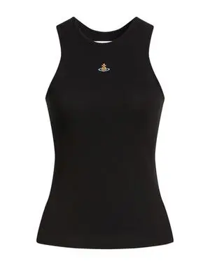 VIVIENNE WESTWOOD Tank Top Size Cotton, Elastane - Black
