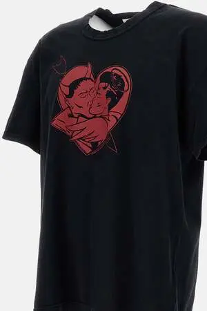 Our Legacy Short-sleeved Shirt With Print - Black