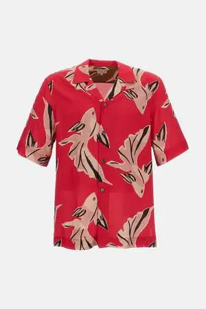 Paul Smith Oversized Short-sleeved Shirt - Red