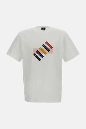 Paul Smith Short-sleeved Shirt With Print - White