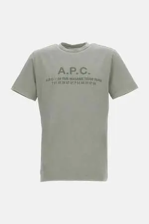 A.p.c. Short-sleeved Shirt With Print