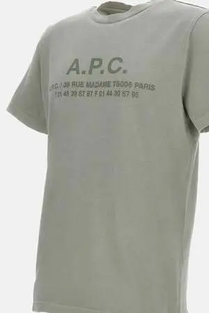 A.p.c. Short-sleeved Shirt With Print