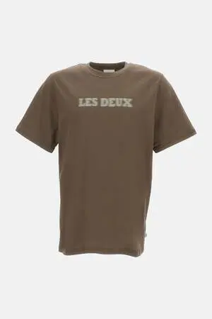 LES DEUX Short-sleeved Shirt With Print
