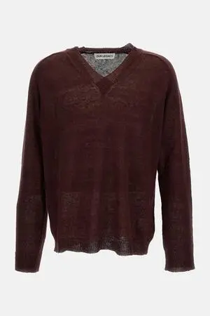 Our Legacy Sweater With V-neck - Brown
