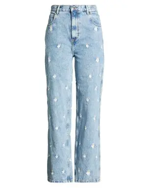 Sandro Cotton Straight-leg Jeans - Blue
