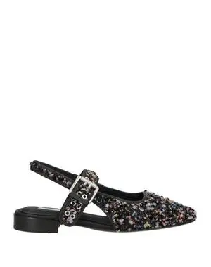 Rag & Bone Ballet Flats Size Textile Fibers, Leather - Black
