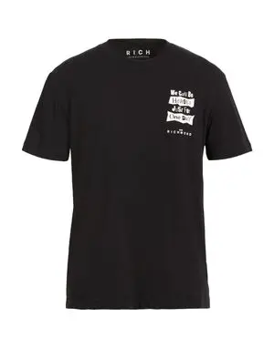 John Richmond T-shirt Size Cotton, Elastane - Black