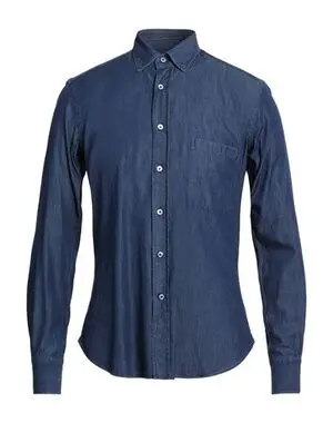DRUMOHR Denim Shirt Size Cotton - Blue