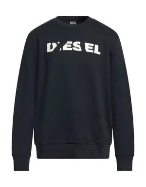 DIESEL® Cotton French Terry Sweatshirt - Blue