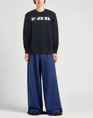 DIESEL® Cotton French Terry Sweatshirt - Blue