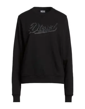 DIESEL® Cotton French Terry Sweatshirt - Black