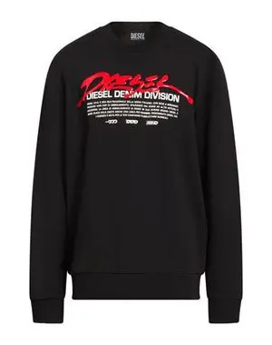 DIESEL Sweatshirt Size Cotton - Black