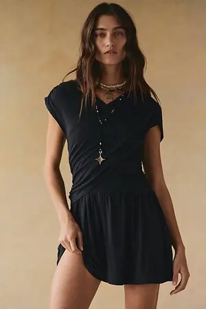 Free People Alexis Romper - Black