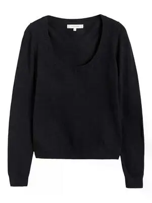 Chinti & Parker Scoop-neck Merino Sweater