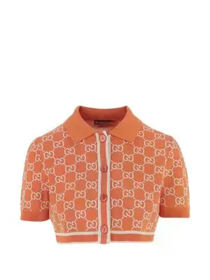 Gucci Patterned Collared Shirt