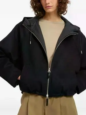 YVES SALOMON Hooded Reversible Jacket