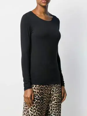 Majestic Filatures Round Neck Top - Blue