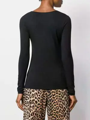 Majestic Filatures Round Neck Top - Blue