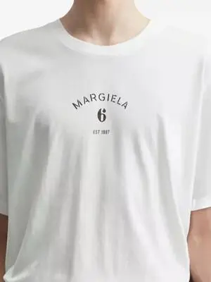 MAISON MARGIELA Logo-print T-shirt - Neutrals
