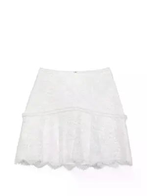 IMROSKA Laced Ruffled Mini Skirt