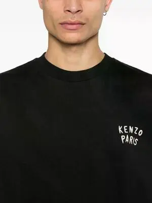 Kenzo Logo-embroidered Long-sleeve Top