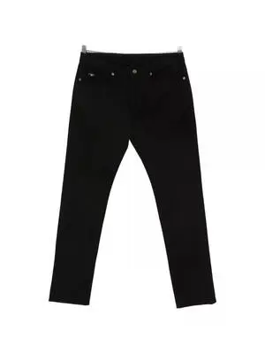 Emporio Armani Logo-detail Jeans - Black