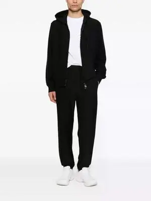 Emporio Armani Zip-up Hoodie - Black