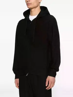 Emporio Armani Zip-up Hoodie - Black