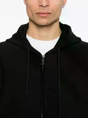 Emporio Armani Zip-up Hoodie - Black
