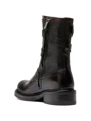 Officine Creative Dakota 004 Biker Boots - Black