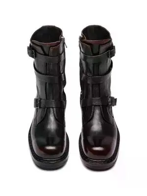 Officine Creative Dakota 004 Biker Boots - Black