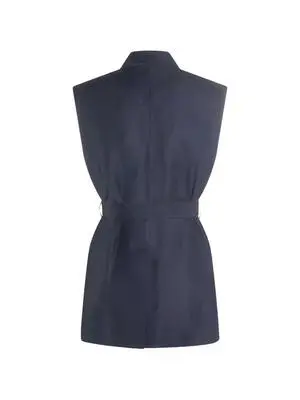 Brunello Cucinelli Sleeveless Waistcoat - Blue
