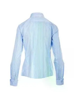 FAY Striped Shirt With Turned-up Cuffs