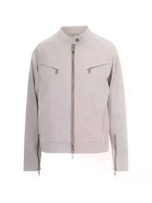 Patrizia Pepe Zipped Leather Jacket