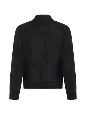 SALVATORE SANTORO Zip-up Suede Jacket