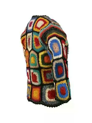 Moschino Multi-coloured Crochet Cardigan