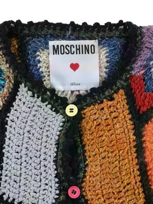 Moschino Multi-coloured Crochet Cardigan