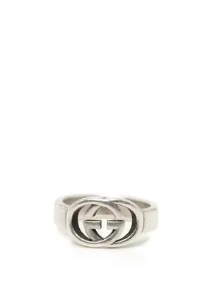 Gucci 2000-2015 Sterling Interlocking G Ring