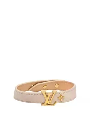LOUIS VUITTON 2022 Leather Iconic Bracelet Costume Bracelet - Brown