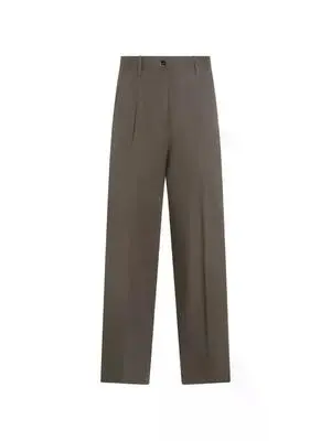 NINE:INTHE:MORNING High-rise Trousers - Green