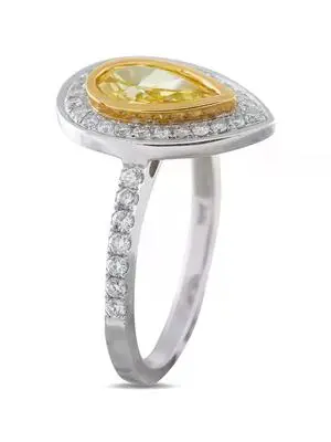 LB EXCLUSIVE Diamond Pear-shaped Ring