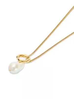 JIL SANDER Irregular Shape Pearl Necklace