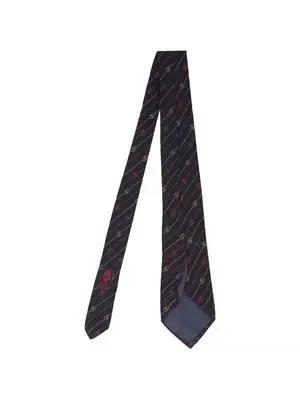 Gucci Interlocking G Logo Striped Tie
