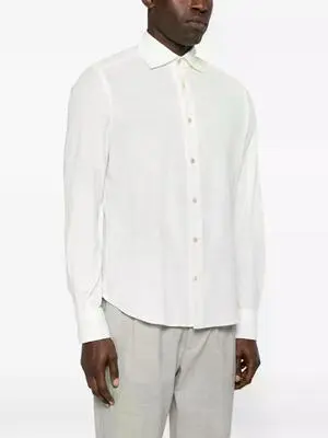 Eleventy Textured Buttoned Shirt