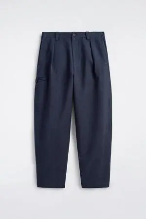 Cos Cotton-blend Barrel-leg Utility Pants