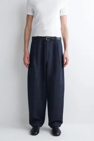 Cos Cotton-blend Barrel-leg Utility Pants