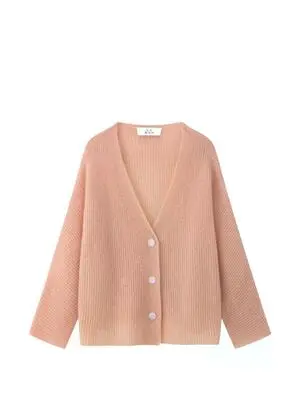 LU REN V-neck Buttoned Cardigan