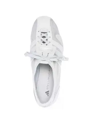 Adidas By Stella McCartney Metallic Lace-up Sneakers - Grey