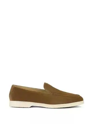 DOUCAL'S Suede Loafer - Brown